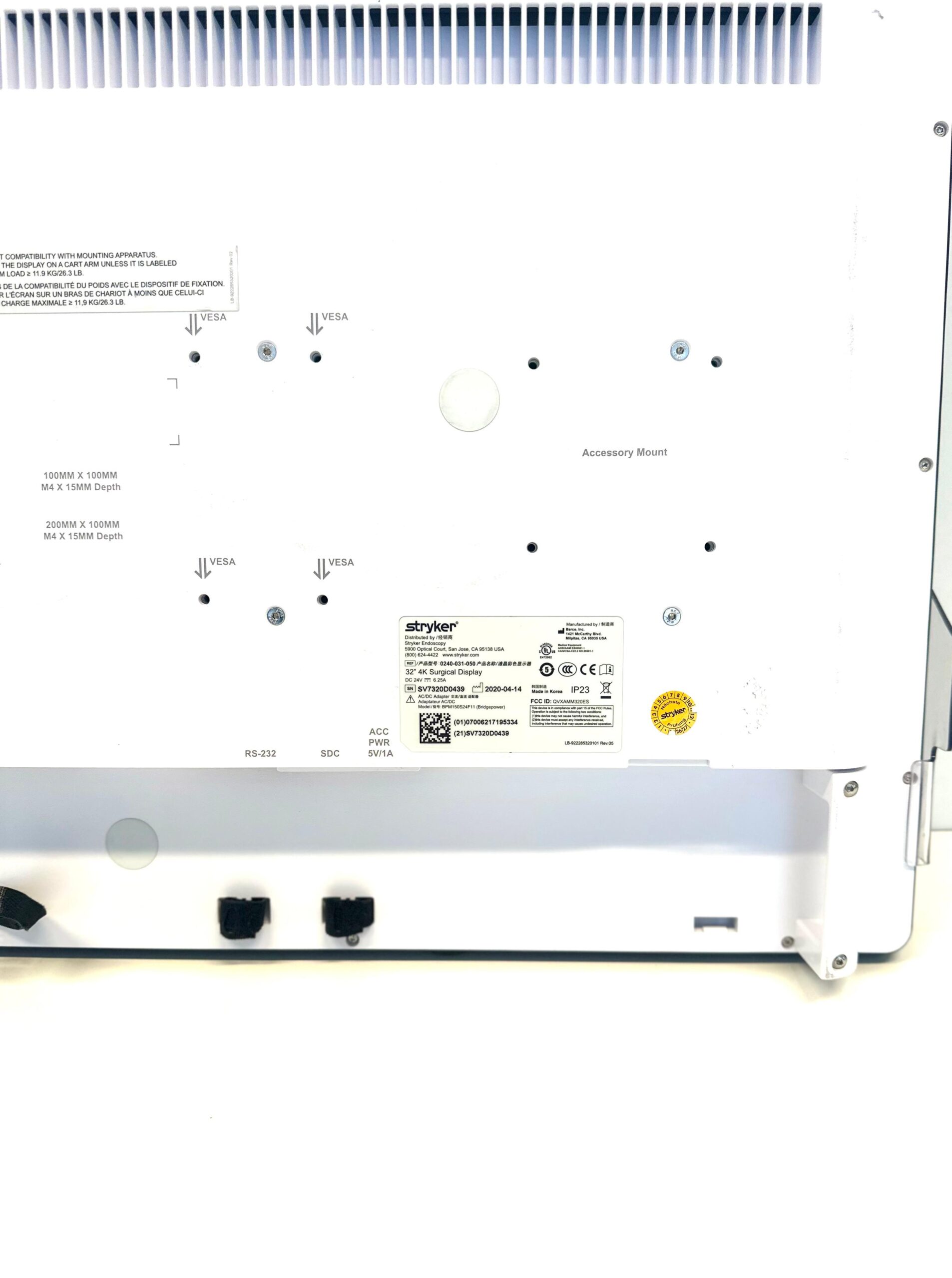 STRYKER DISPLAY 4K 0240-031-050 WITH ADAPTER – AM MEDICAL Germany
