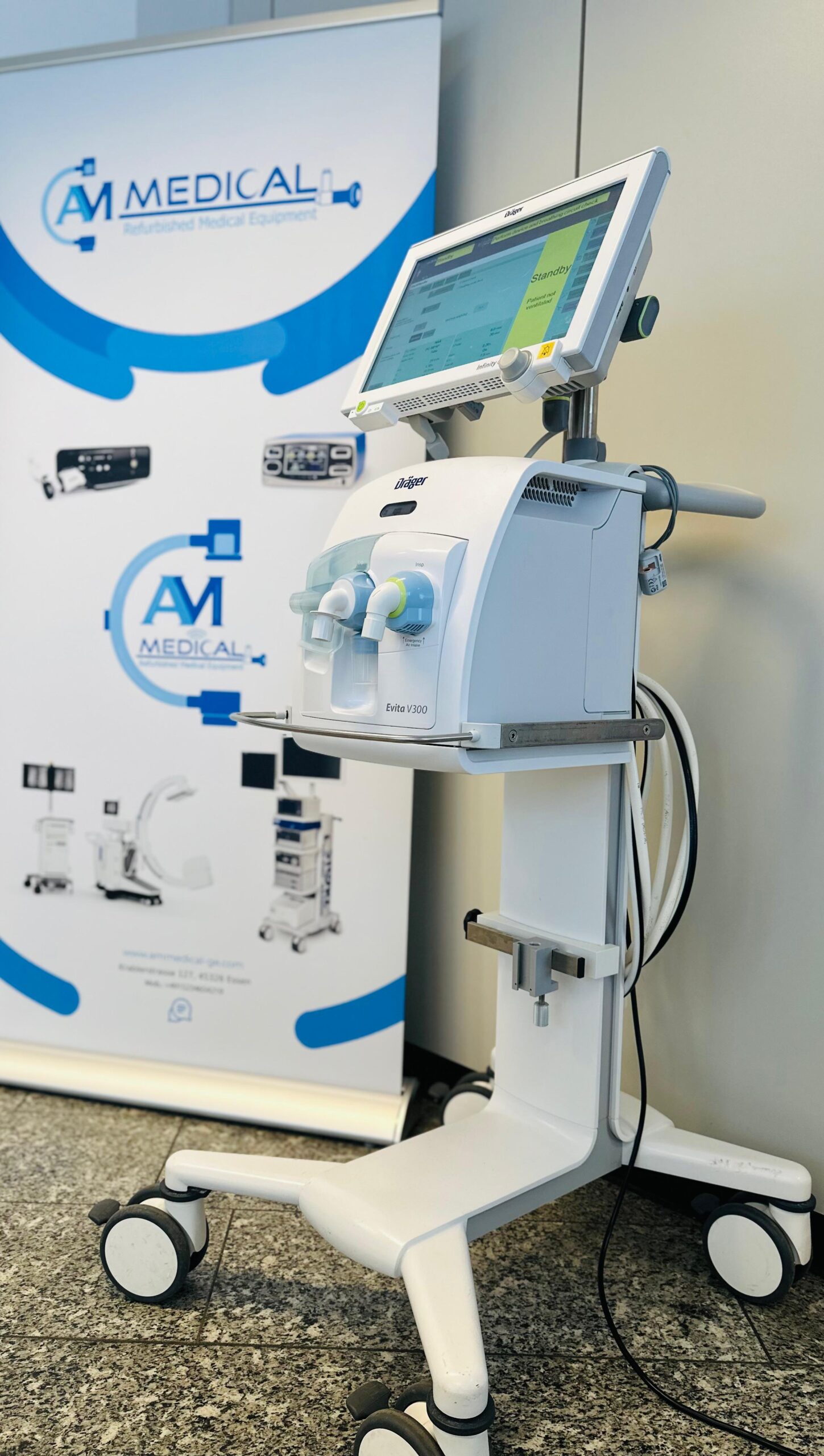DRAEGER Evita V300 Ventilator – AM MEDICAL Germany