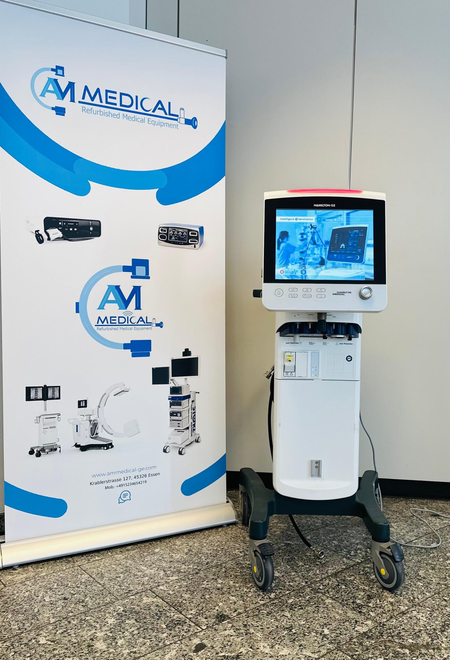 HAMILTON G5 Ventilator – AM MEDICAL Germany