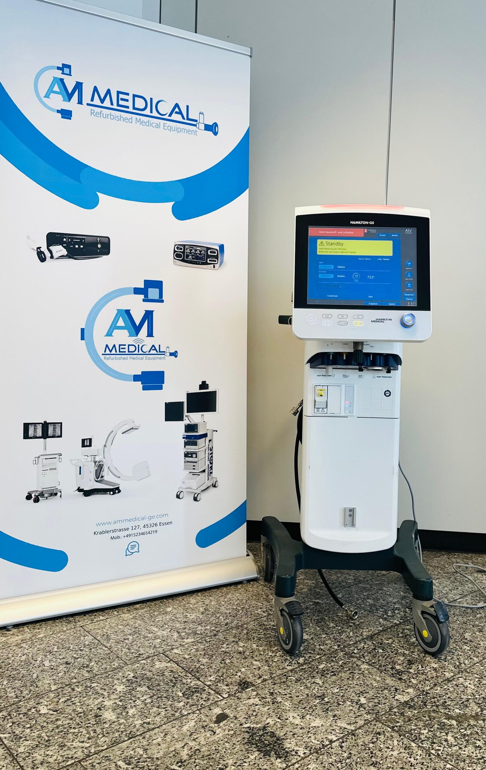 HAMILTON G5 Ventilator – AM MEDICAL Germany
